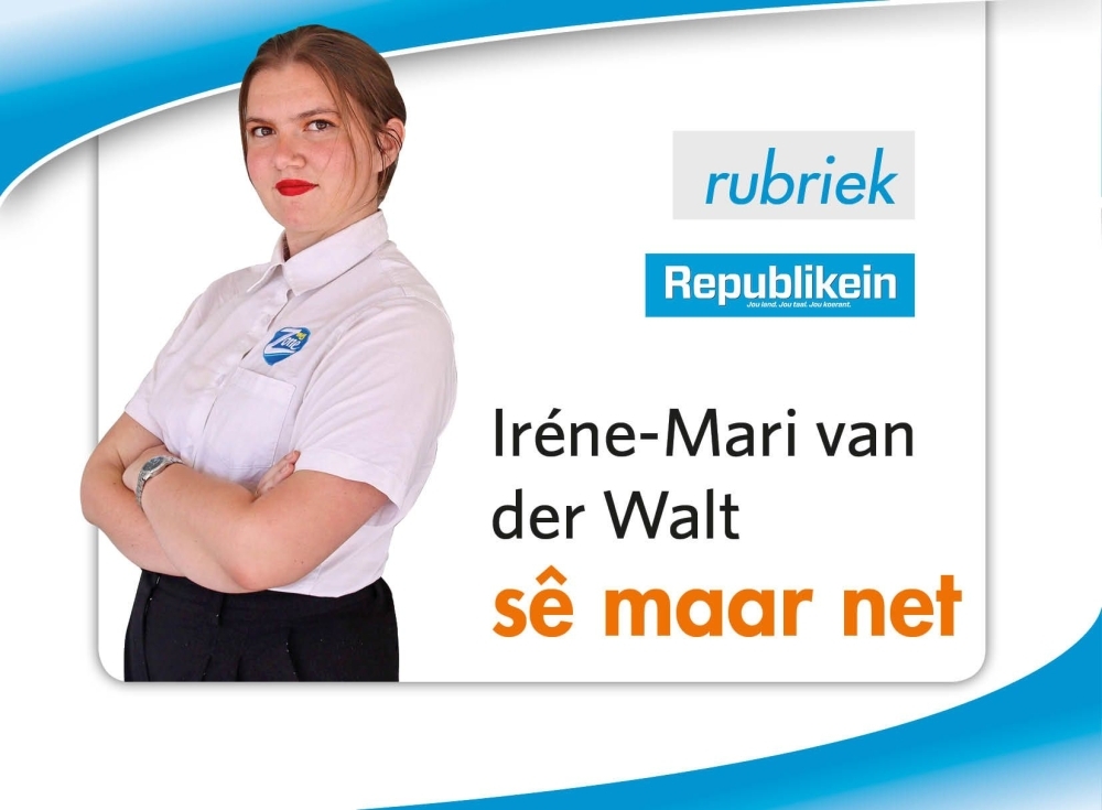 Die grys gemors gee jou grys hare - Republikein - Jou Land, Jou Taal ...