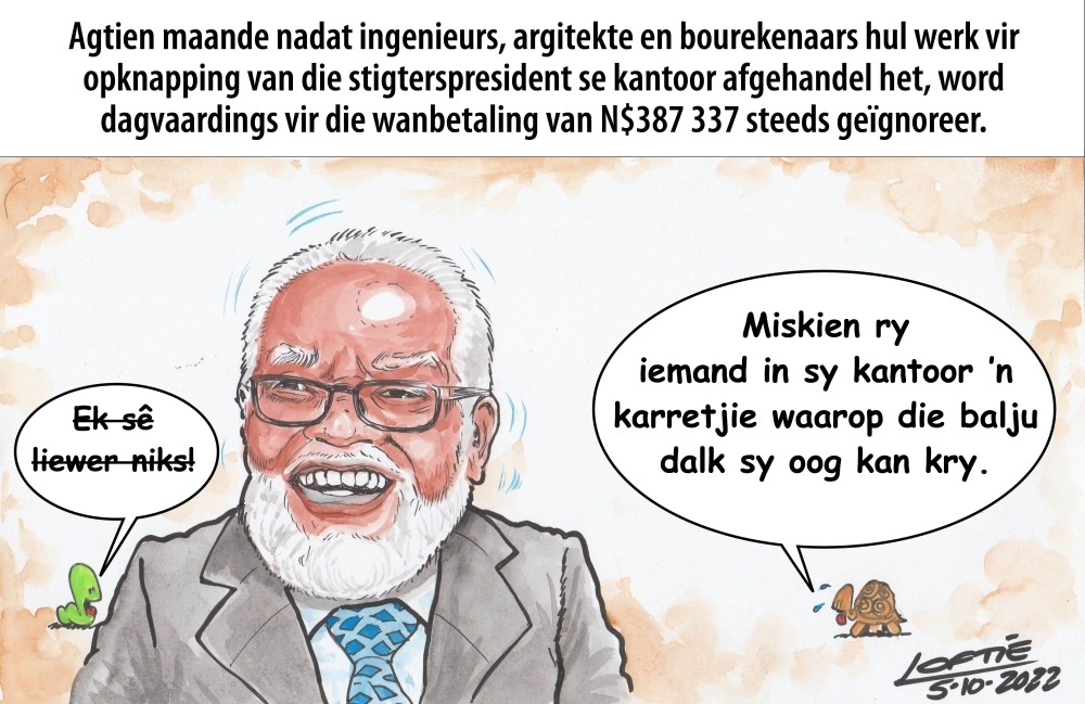 Spotprent 5 Oktober 2022 - Republikein - Jou Land, Jou Taal, Jou Nuus
