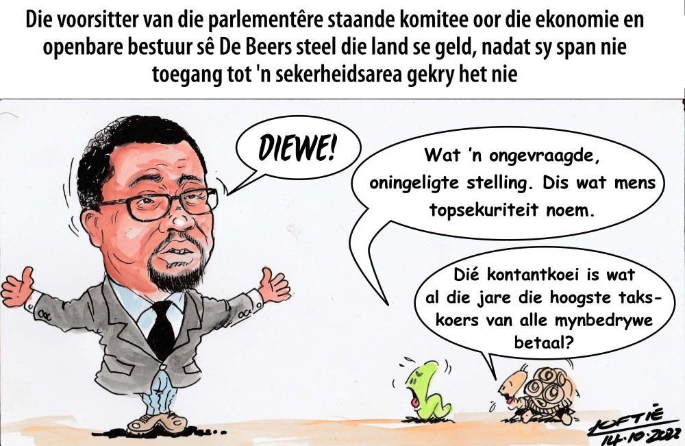 Spotprent 14 Oktober 2022 - Republikein - Jou Land, Jou Taal, Jou Nuus