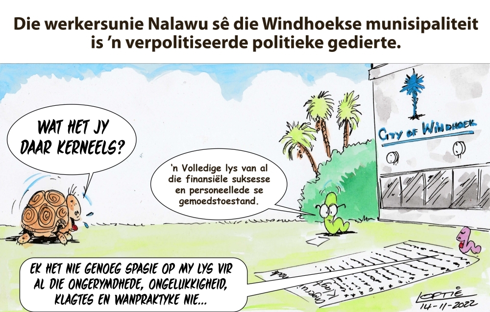 Spotprent 14 November 2022 - Republikein - Jou Land, Jou Taal, Jou Nuus